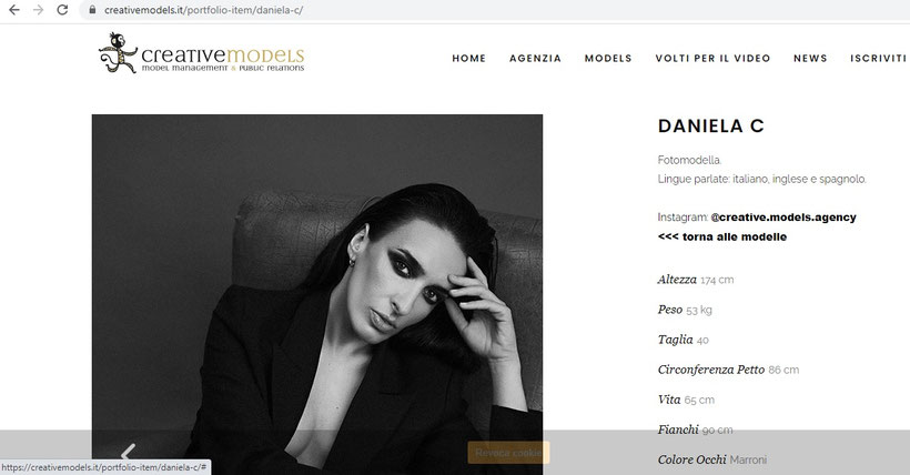 ADVERTISING, INTERVIEWS, EDITORIALS - Professional Italian Model