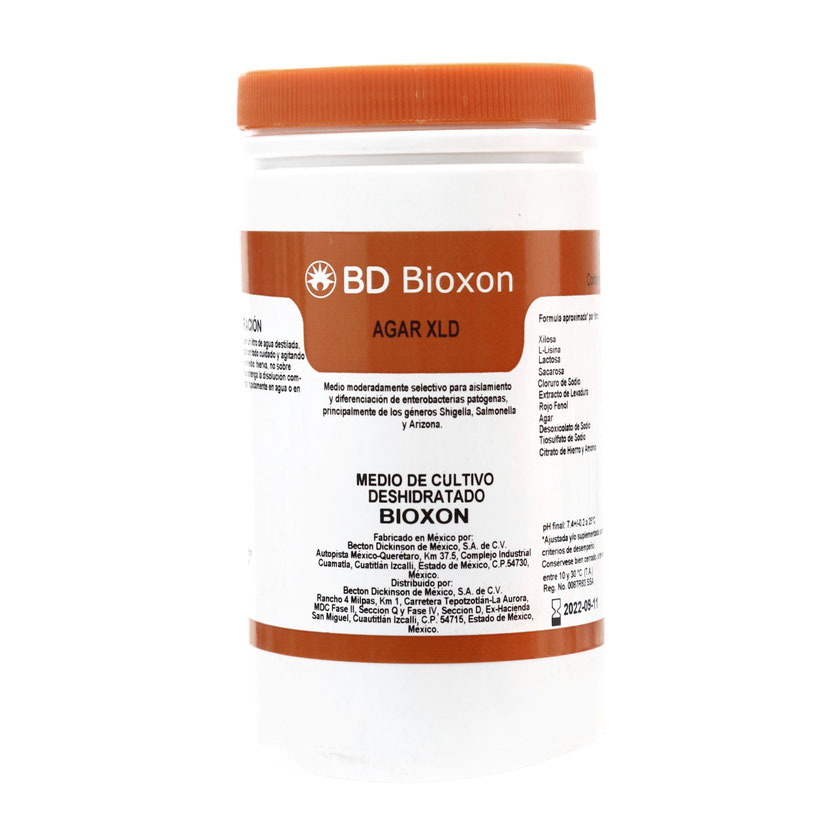 211741 BD Bioxon® Agar XLD, 450 g - PROQUISUR- Material de Laboratorio ...