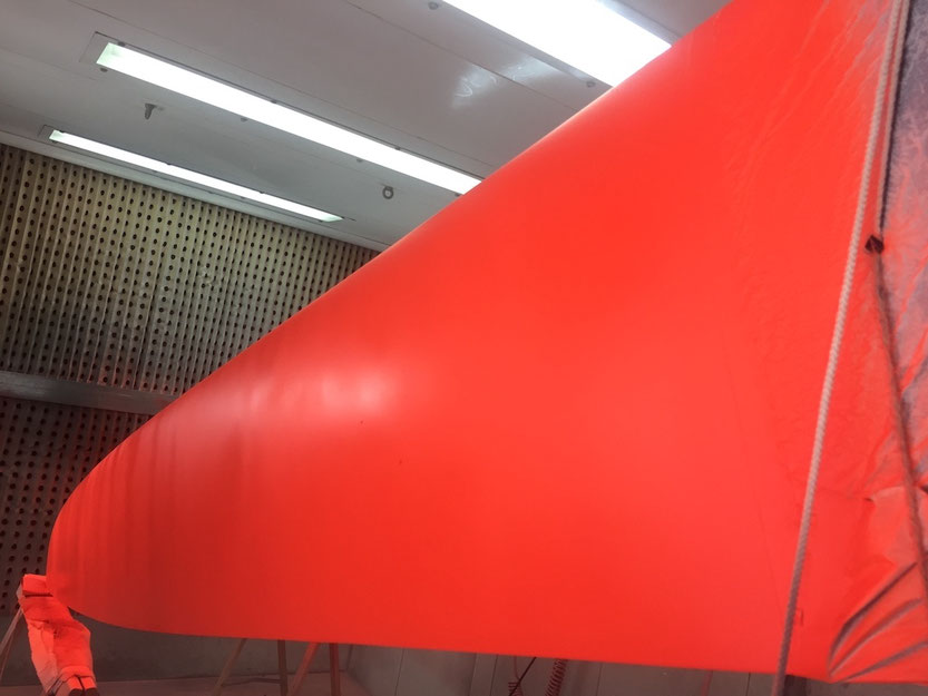 Custom Boat Project - Bright Orange Rudders - DIY Projects