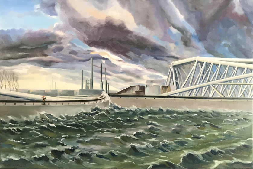 Art Metal Prints - Dutch Storm surge barriers - Eric Karel ...