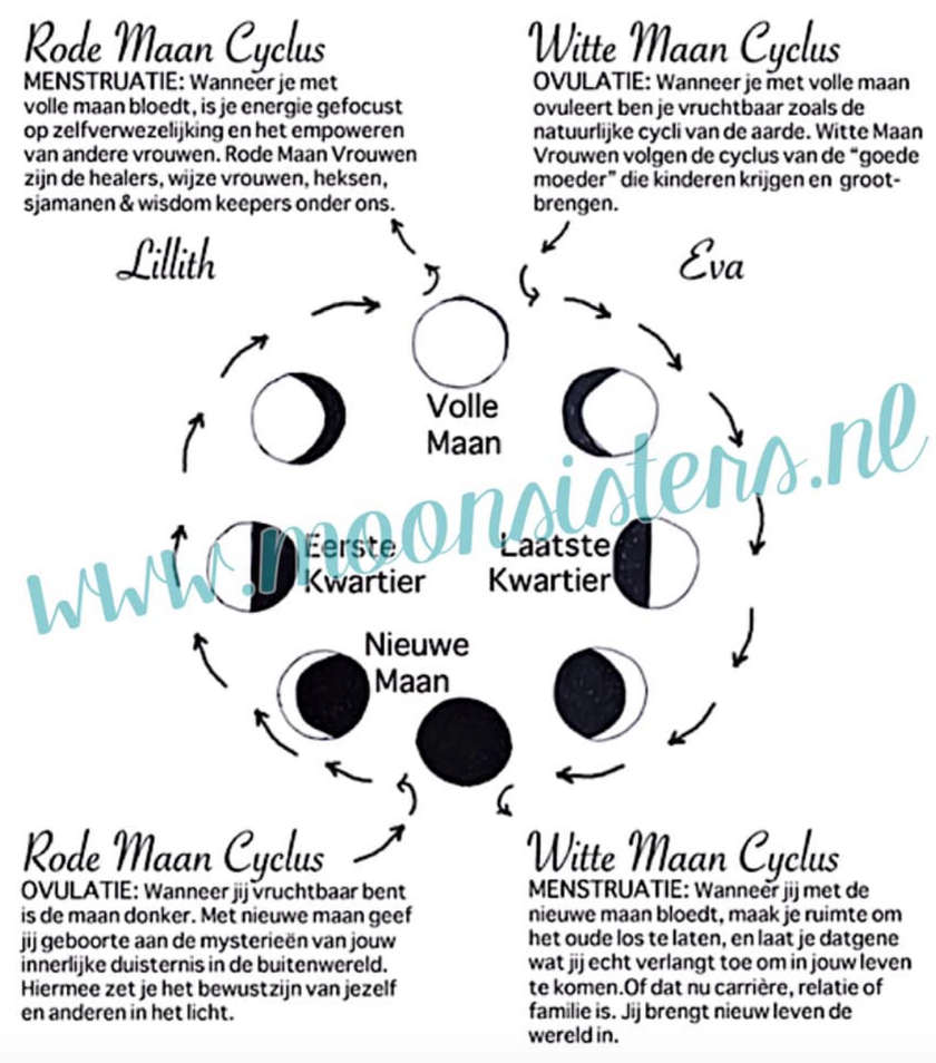MaanCyclus & MenstruatieCyclus - MoonSisters: Spiritual practice & tools
