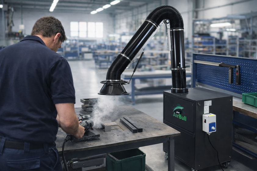 Industrielle Absaugungen für Staub & Feinstaub - AirMex Absauganlagen