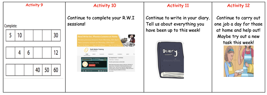 Year 1 - Caedmon Community Primary School - Home Learning Support