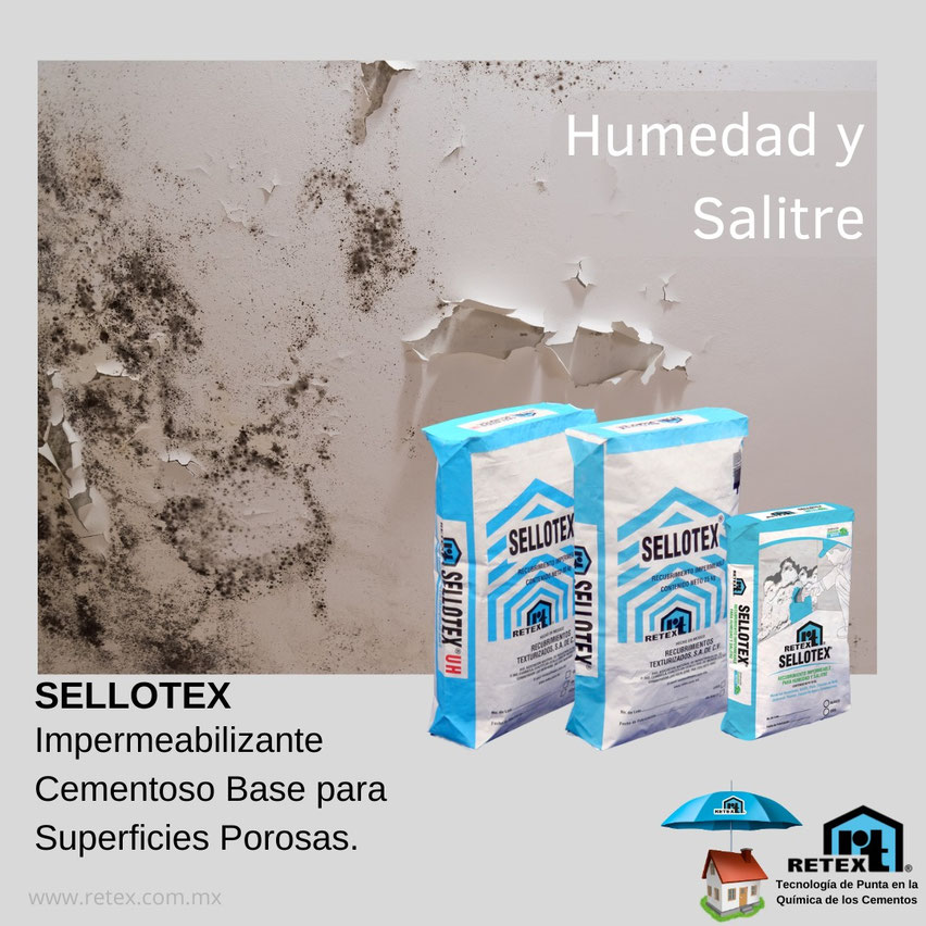 Impermeabilizantes cementosos RETEX | SELLOTEX ecológico - Productos ...