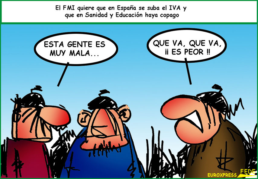 ¡Qué me dice!, ¿que no va a tener vacaciones? - CARTOONINGJA.JIMDO FEDE