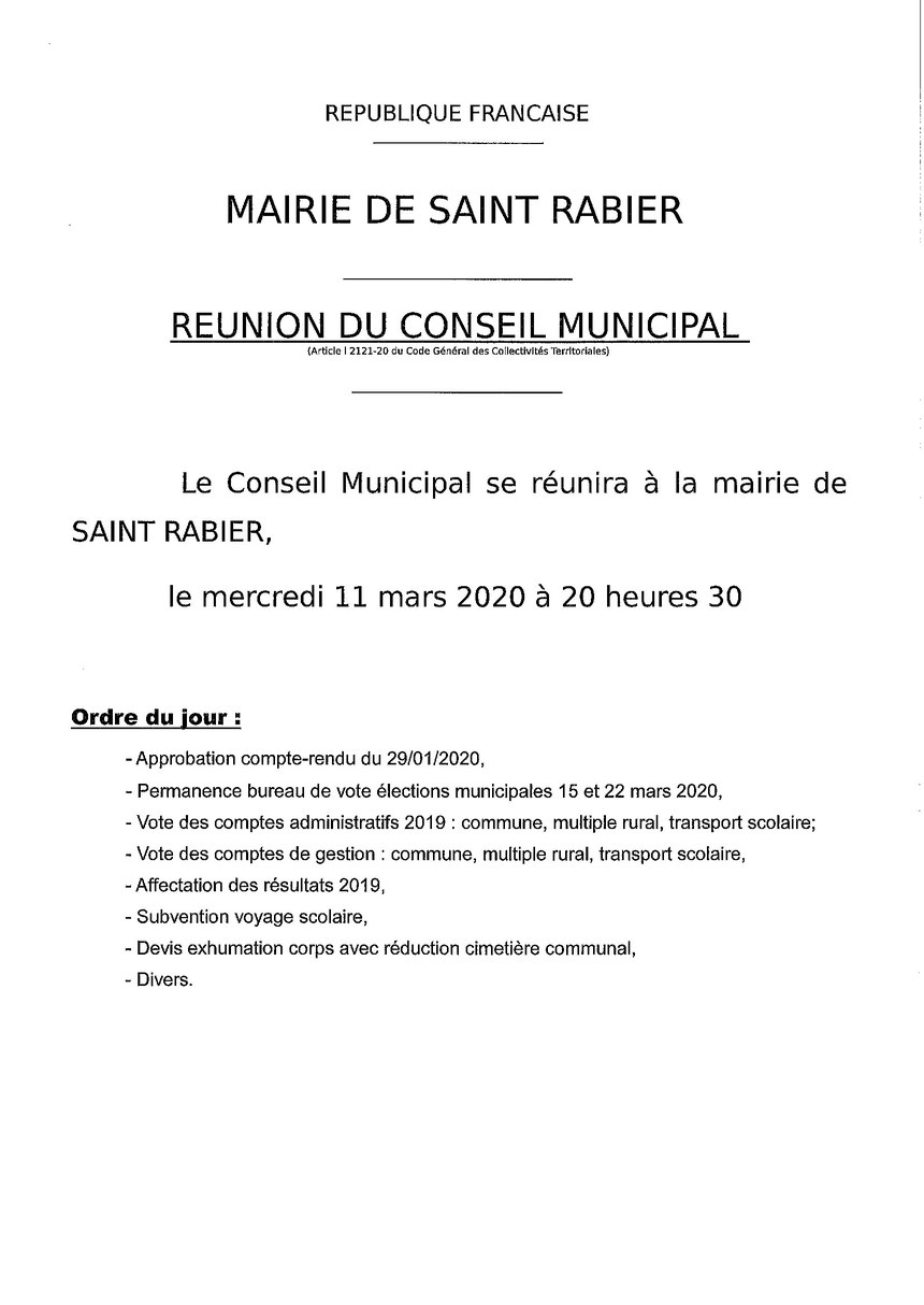 Bienvenue sur le site de la commune de Saint-Rabier - Mairie de saint ...