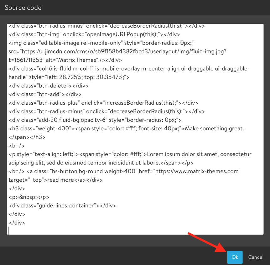 Matrix themes - Updates #13 - Official website - Jimdo