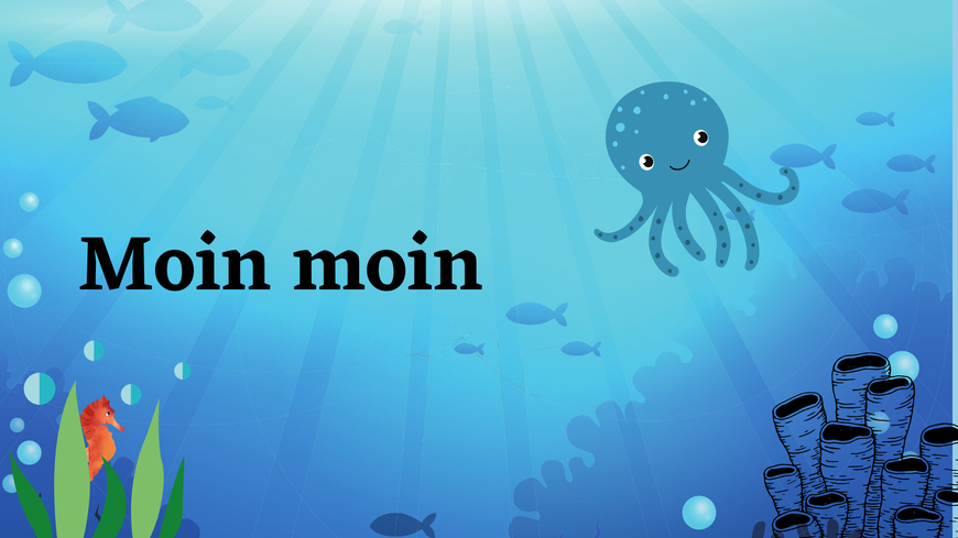 Wallpaper "Moin, Moin" - Manuela Vogel