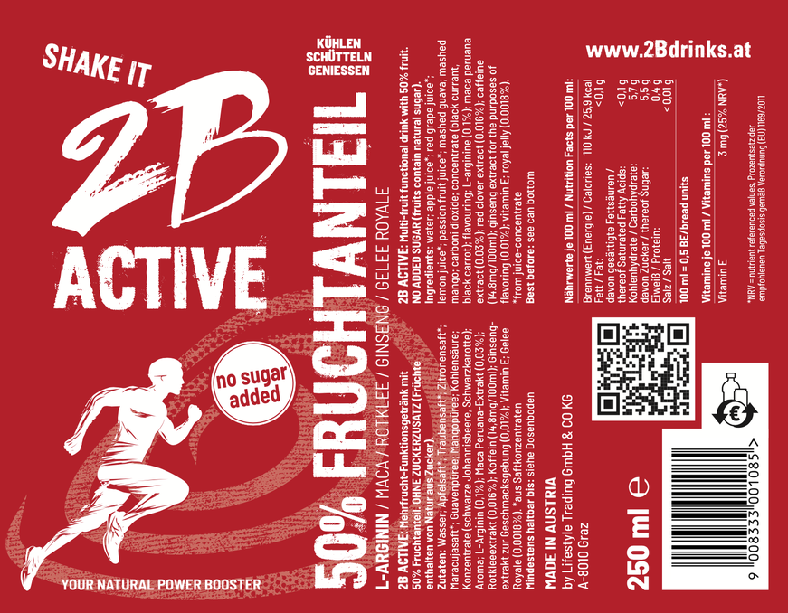 2B ACTIVE - Der Drink für deine Aktivierung | 2B Drinks - 2B Drinks ...
