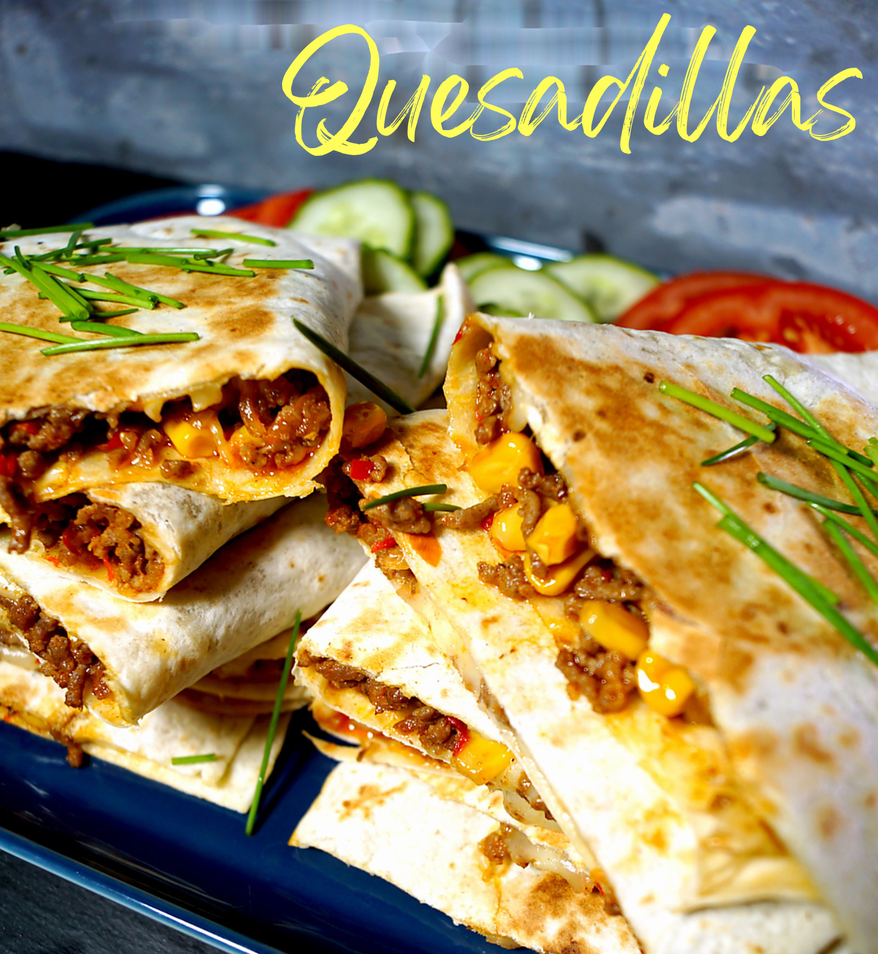 Quesadillas mit Hackfleisch - zimtkringel - about food