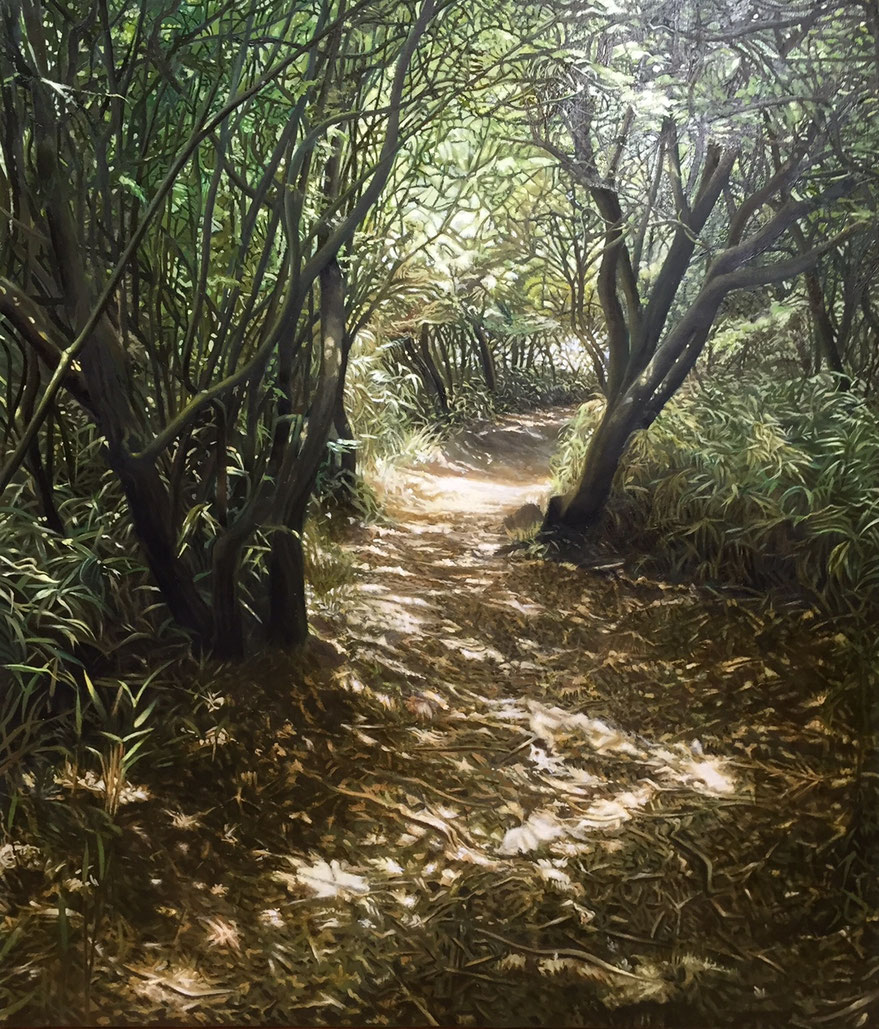 六甲木漏れ日の道・上野の森美術館「第29回日本の自然を描く展 六甲木漏れ日の道・上野の森美術館「第29回日本の自然を描く展