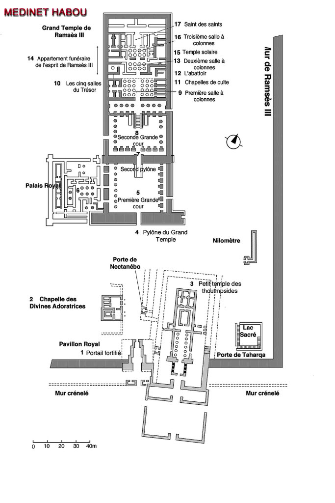 Medinet Habou - Photos de sites historiques et naturels du bassin ...
