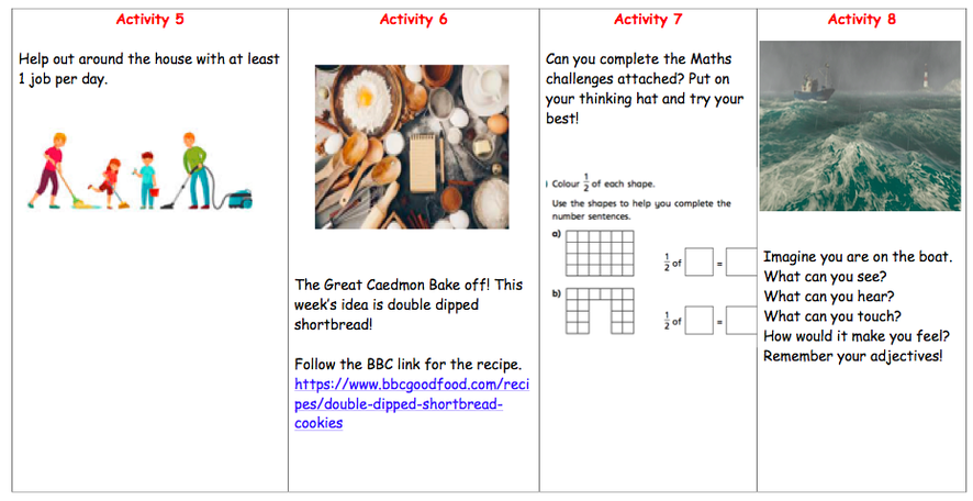 Year 2 - Caedmon Community Primary School - Home Learning Support