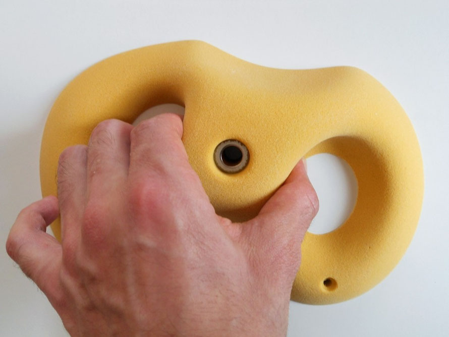 Polyurethane climbing holds - shaping climbing holds