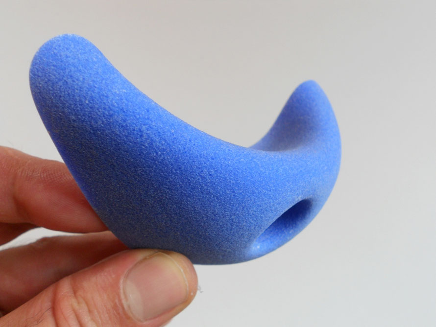 Polyurethane climbing holds - shaping climbing holds