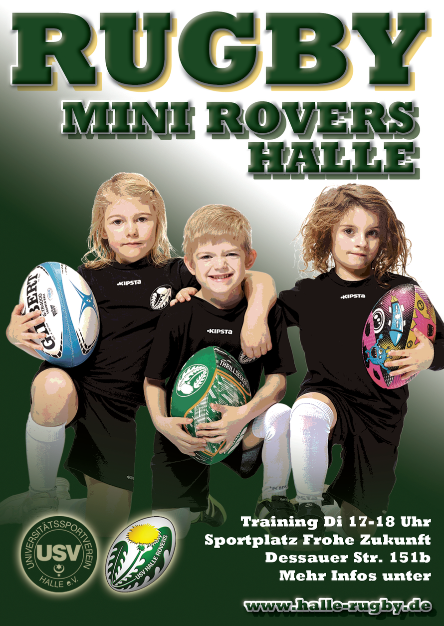 U8 - Mini-Rovers und U10 Kinder - USV Halle Rugby Rovers