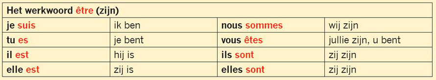 Oefeningen être en avoir - Welkom bij de duizendpoten