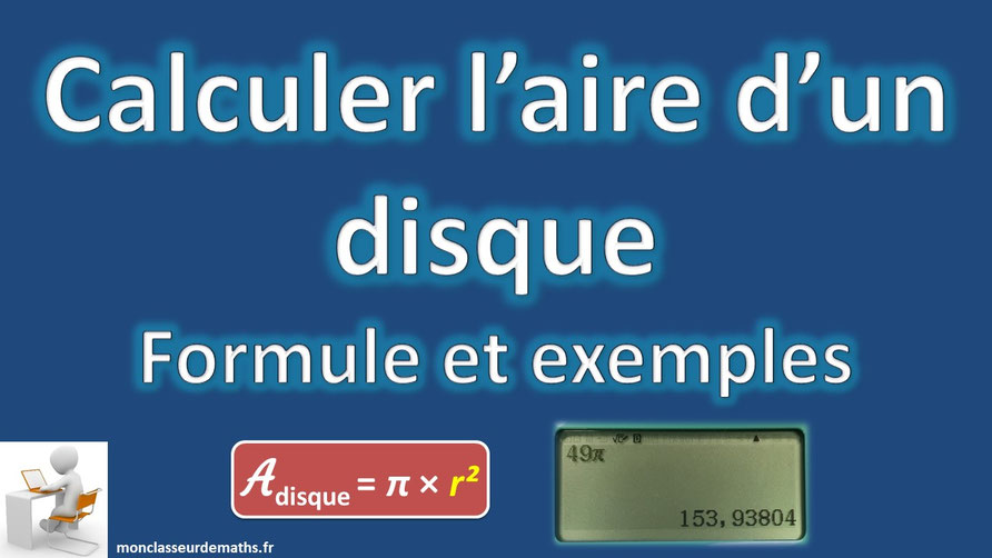 Calcul d'aires - Mon classeur de maths