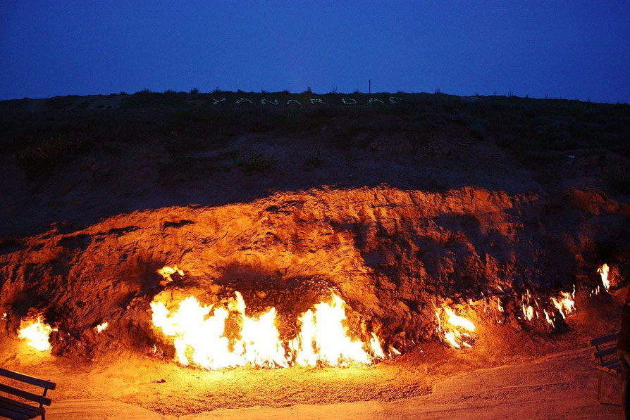 Yanar Dag - der brennende Berg - Das Element Feuer verstehen