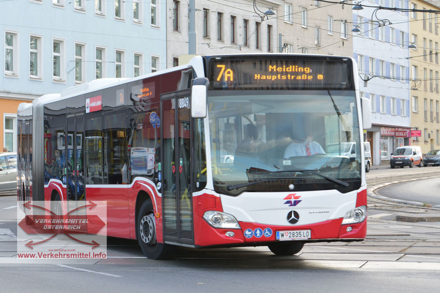 Linie 7A Wien - Verkehrsmittel Österreich
