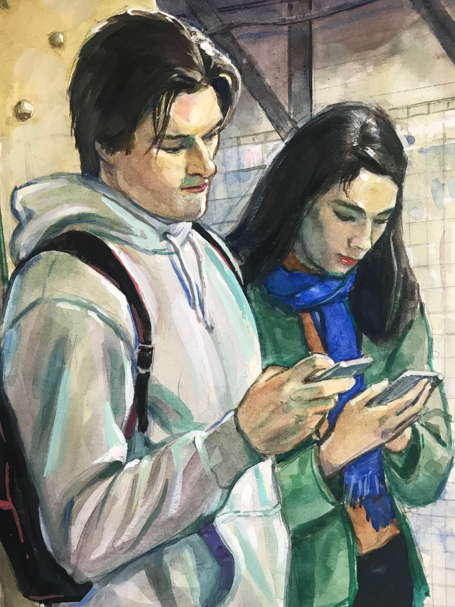 Watercolor - Atsushi Ohashi Artist in New York