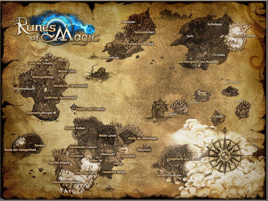 RUNES OF MAGIC MAP - Runes of Magic - Infos