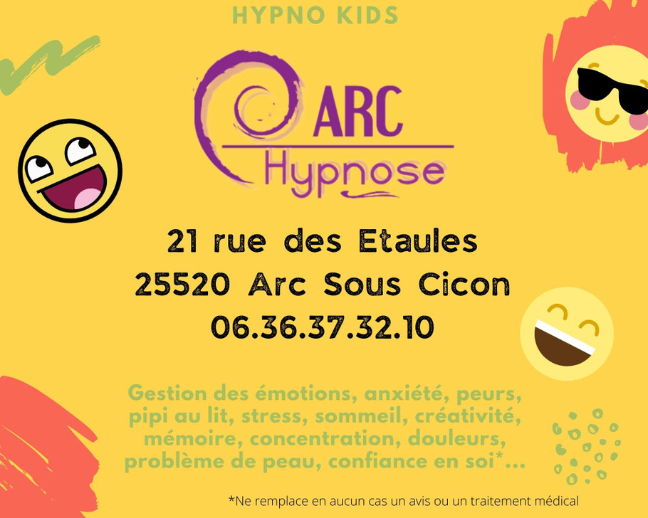Hypno Kids - Haut-Doubs : Cabinet Arc Hypnose / Tournier Gaëlle