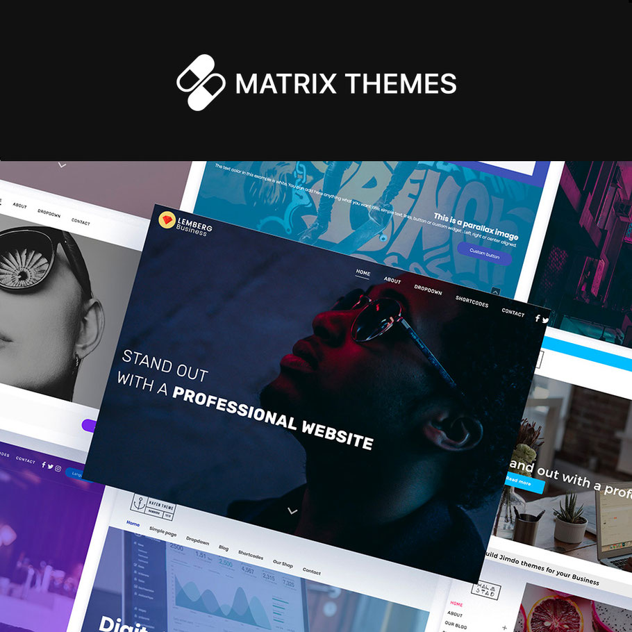 MATRIX Templates für Jimdo Creator Webseiten - adeve Werbeagentur