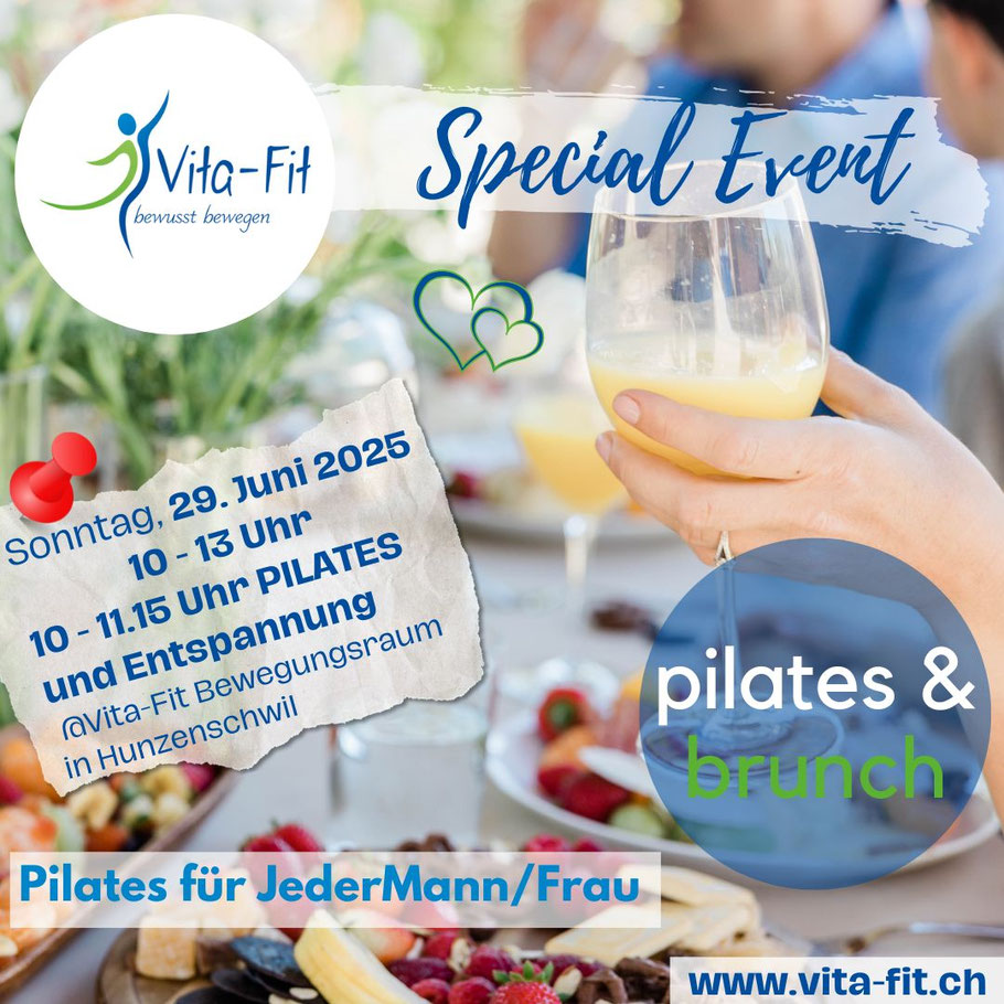 Special event - pilates & brunch - Vita-Fit, Hunzenschwil