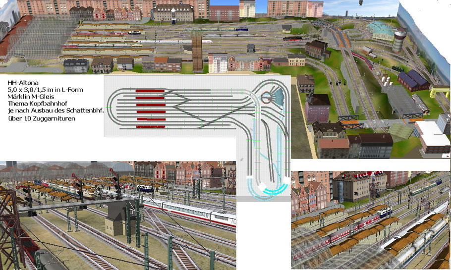 Größere Modellbahn Gleispläne - modellbahnspass