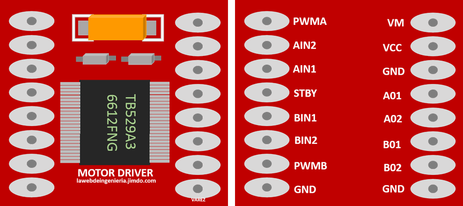 driver motorTB529A3 TB6612FNG - la web de ingenieria