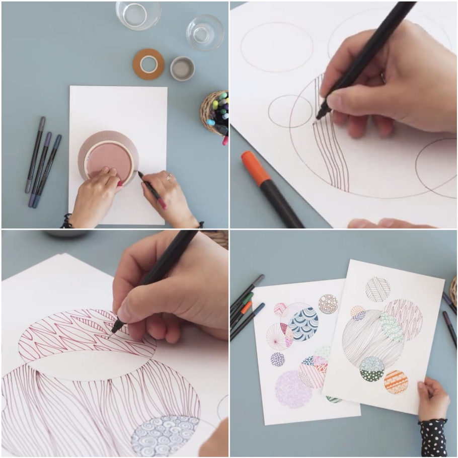 Dessiner avec des ronds - Site de petiteenfanceetparentalite