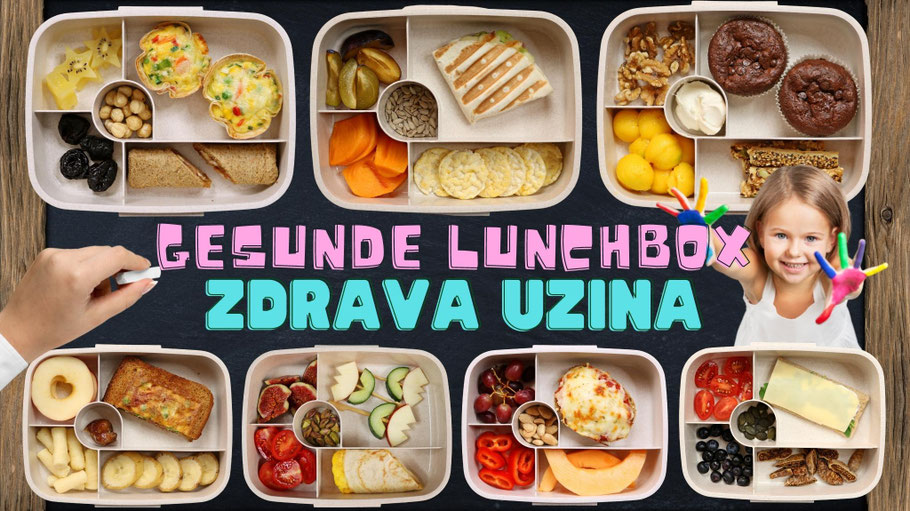 7 Mal gesunde Lunchbox für Kinder – Bento Box Ideen/ 7 ideja za zdravu užinu za djecu - Hanuma ...