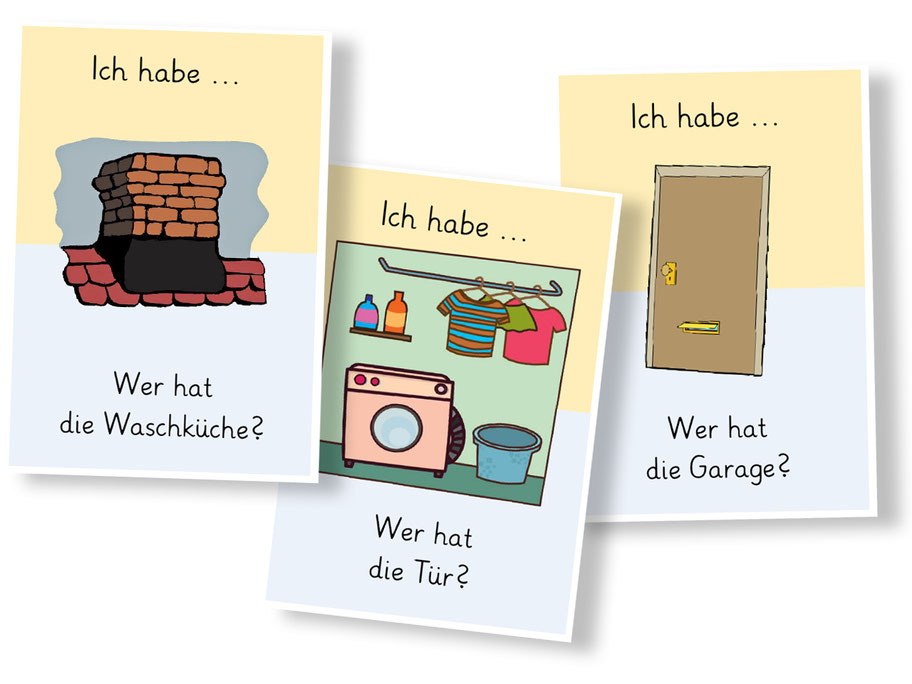 Ich habe Wer hat Spiel für DaZ | Deutsch - audon :: Material zur ...