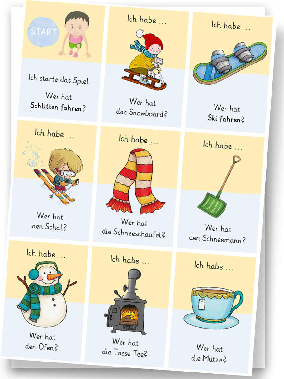 Ich habe Wer hat Spiel - Grundschule :: Material