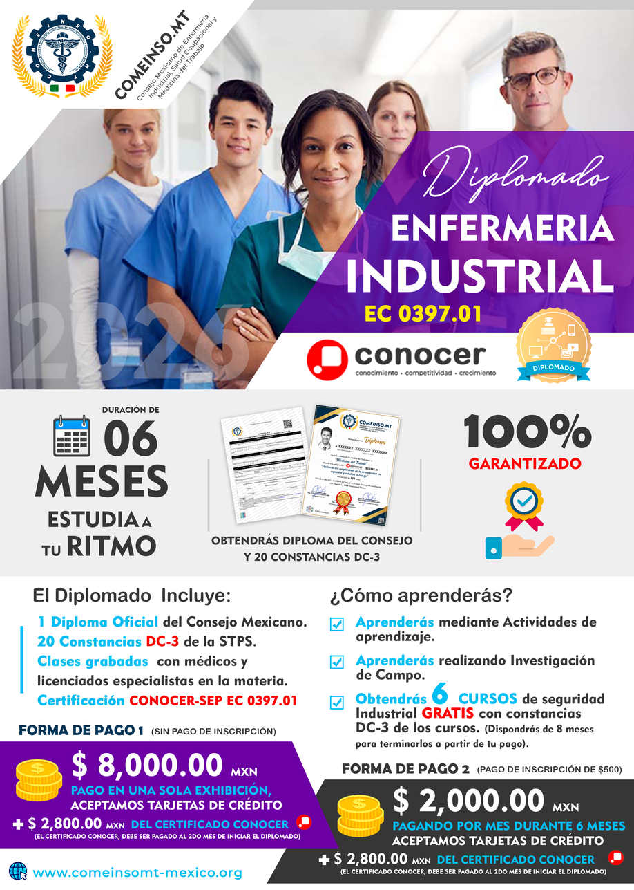 𝗖𝗨𝗥𝗦𝗢𝗦 𝗔𝗟 𝗣𝗨𝗕𝗟𝗜𝗖𝗢 𝗘𝗡 𝗚𝗘𝗡𝗘𝗥𝗔𝗟 - Seguridad y Salud Ocupacional Mexico