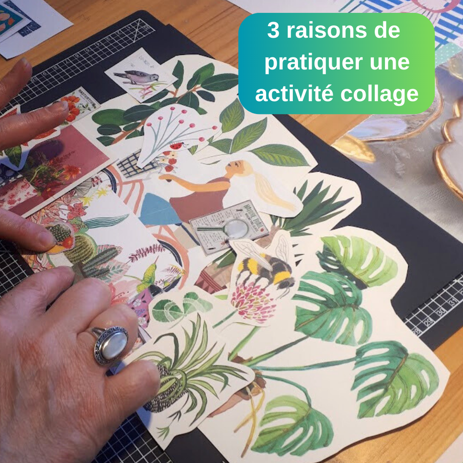 3 raisons de pratiquer une activité collage - Paper-Break