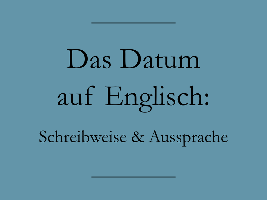 Online Englischblog - Englisch lernen