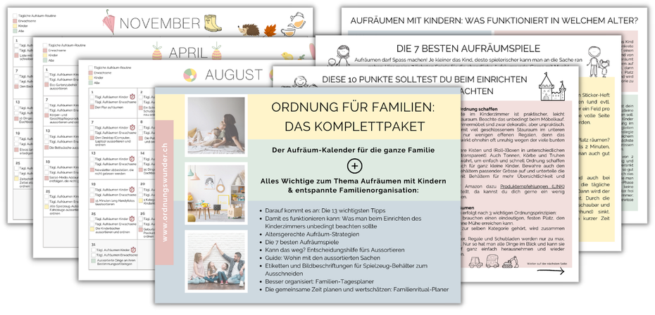 Die Ordnungs-Challenge für Familien - Ordnungswunder