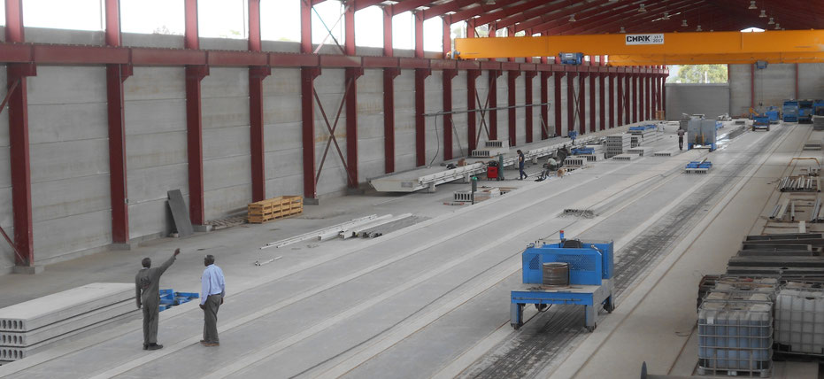 Plants for hollow core slabs - Precast Concrete Machinery