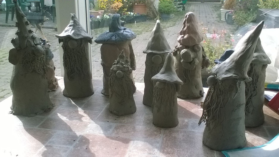The kids clubs have been making wizards and gnomes - Carantoc Art ...