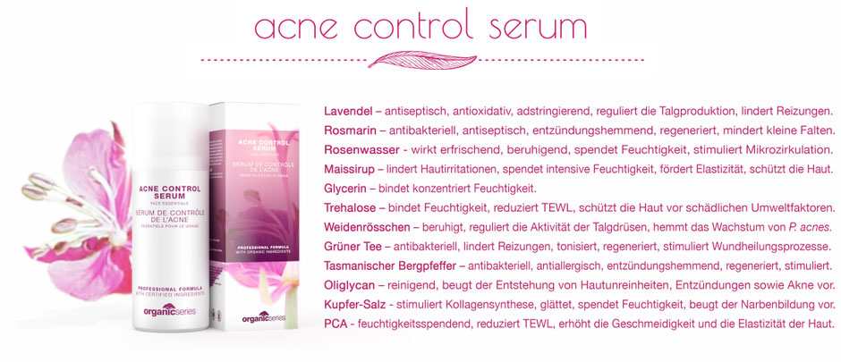Wirkungsvoll gegen Akne! - OrganicSeries Webseite!