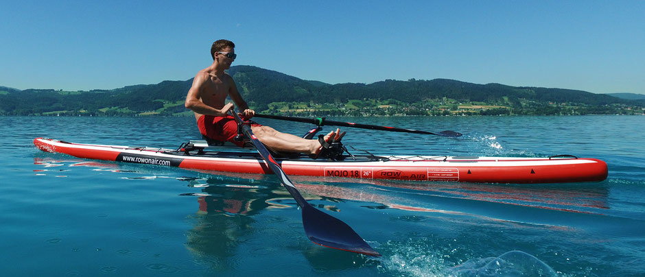 ROWonAIR® Ruderzubehör: teilbare Carbon Skulls rudern - Sportwerft®