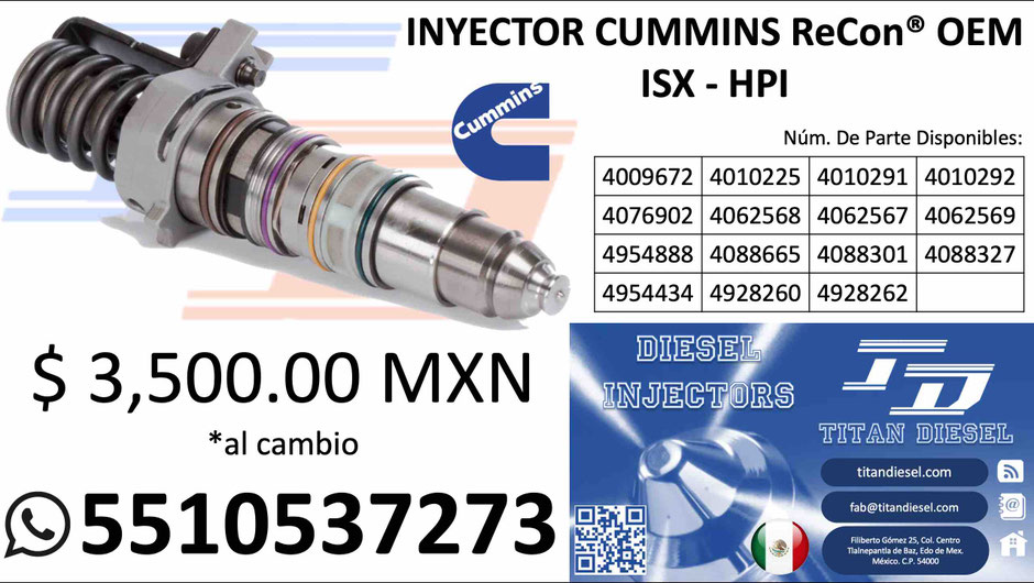 Condiciones de Venta: - TITAN DIESEL FUEL INJECTION PRODUCTS