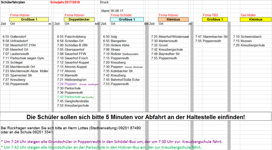 Busplan (Schuljahr 2017/18) - daemon-barbosas Webseite!