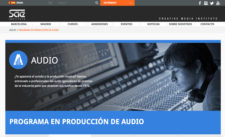 Professional experience and productions - Página web de michaelagaray