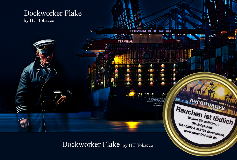 HU Dockworker Flake - journaloftobaccos Pfeife & Tabak