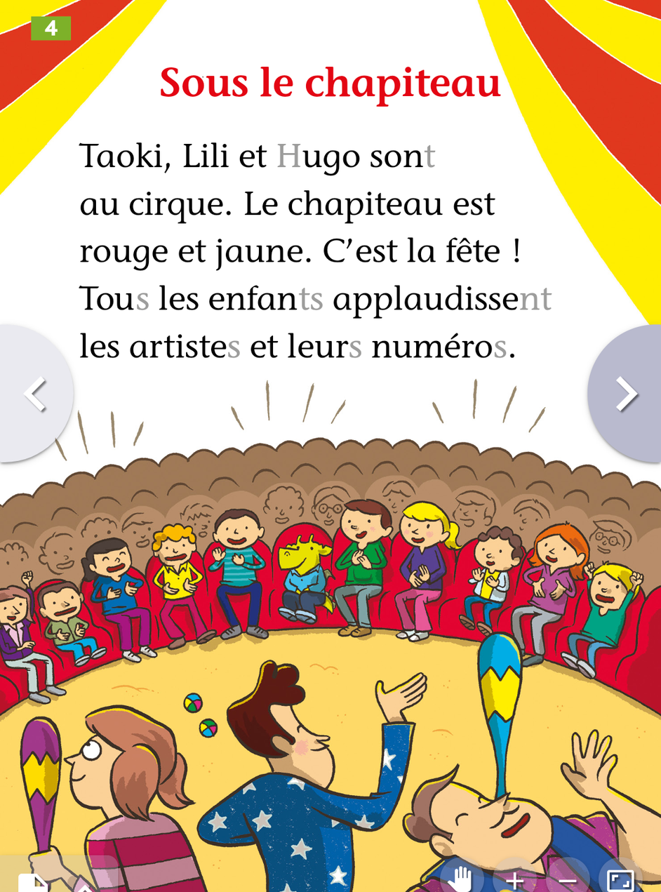 Taoki au cirque épisode 1 - Site de laclassedemaude