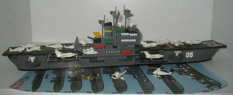 Tenté Pacific - Aircraft Carrier Building Bricks World