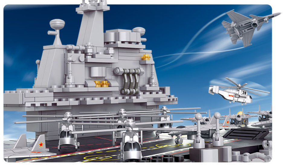 Sluban B0399 - Aircraft Carrier Building Bricks World